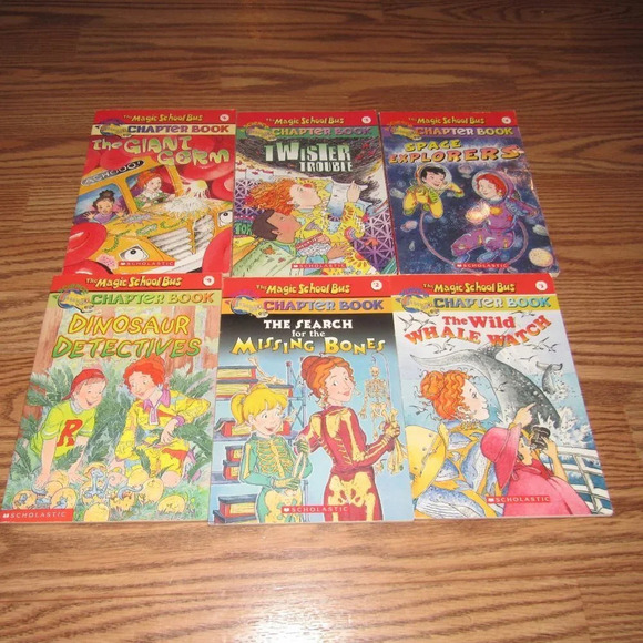 Magic School Bus | Other | Set Of 6 The Magic School Bus Chapter Books ...